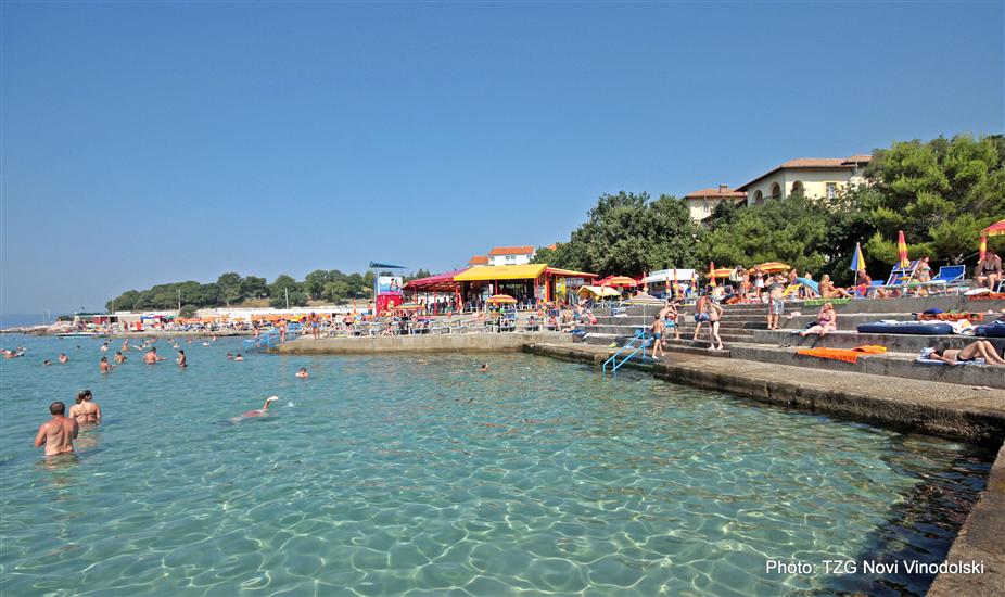Beach Lišanj Novi Vinodolski (Crikvenica) - Tourist destination info ...