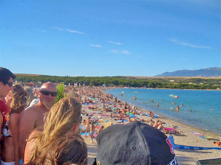 Zrce beach - Novalja, island of Pag | Croatian beaches