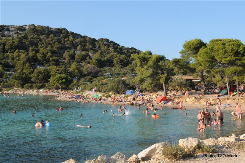 Strand Podvrške Murter - Murter sziget - Turista információk - Strand ...