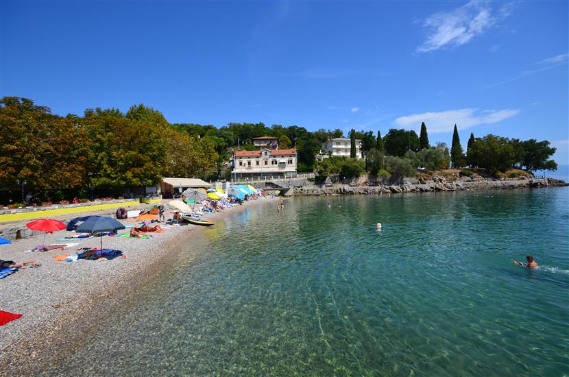 Strand Ika Opatija - Touristen Info - Strand Ika Kroatien