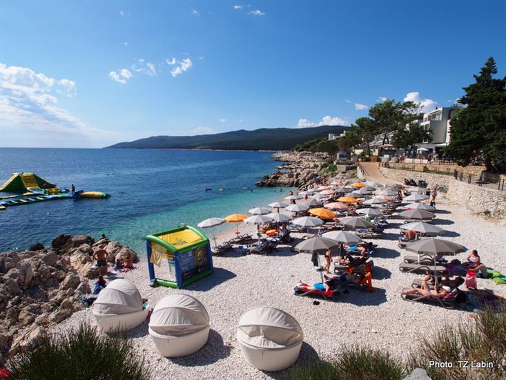 Beach Lanterna Rabac - Tourist destination info - Beach Lanterna Croatia