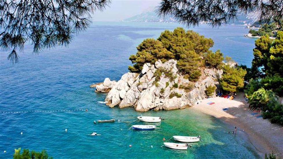 Plaža Punta Rata - Brela | Plaže na Hrvaškem